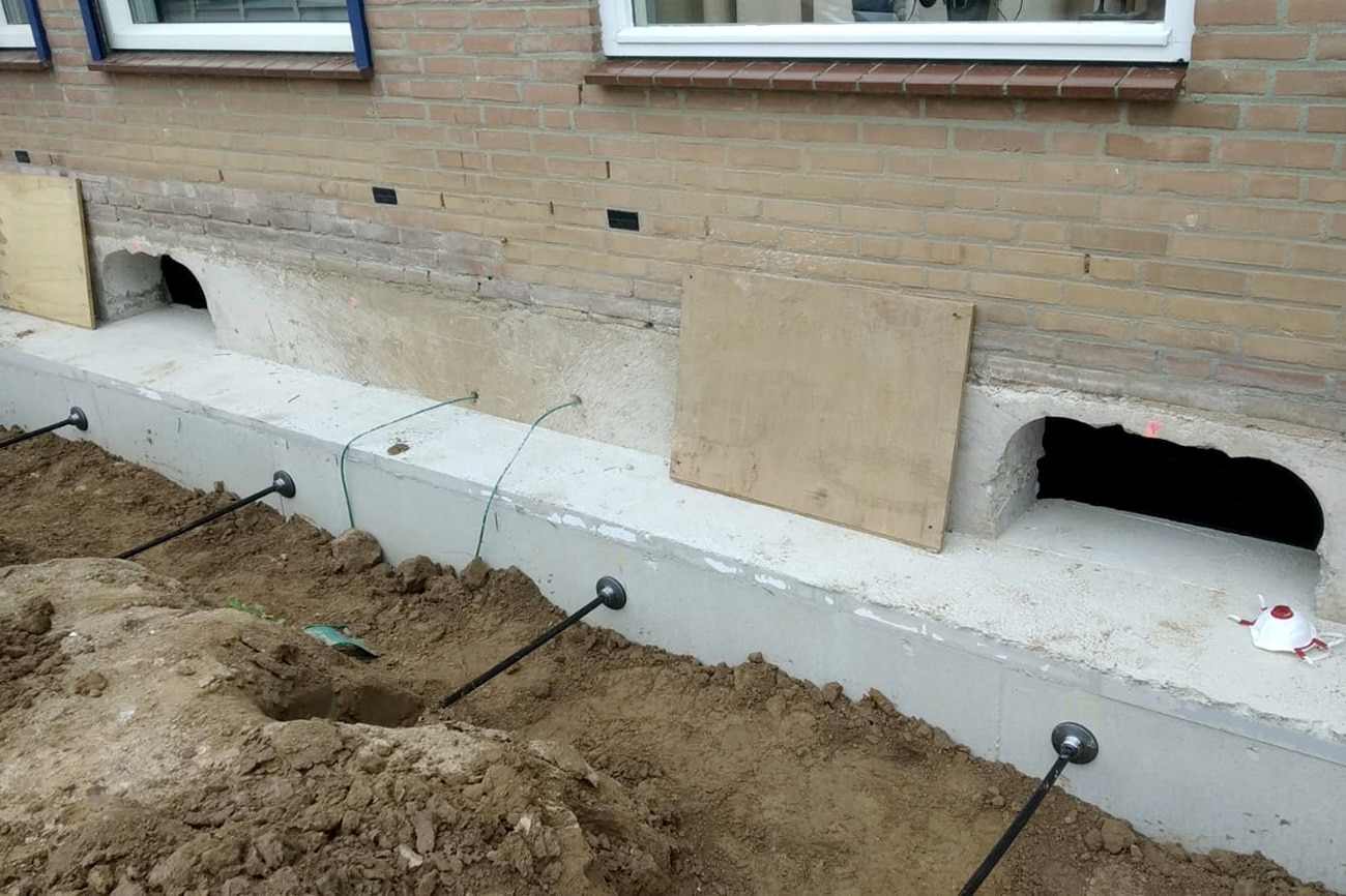 Funderingsherstel voor verzakkende woningen