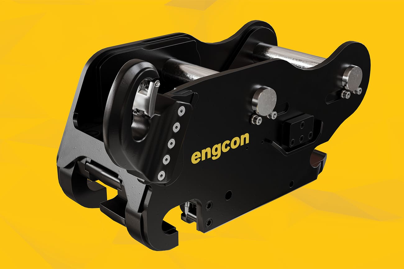 engcon's new improved S60 machine quick coupler for excavators from 12 ...